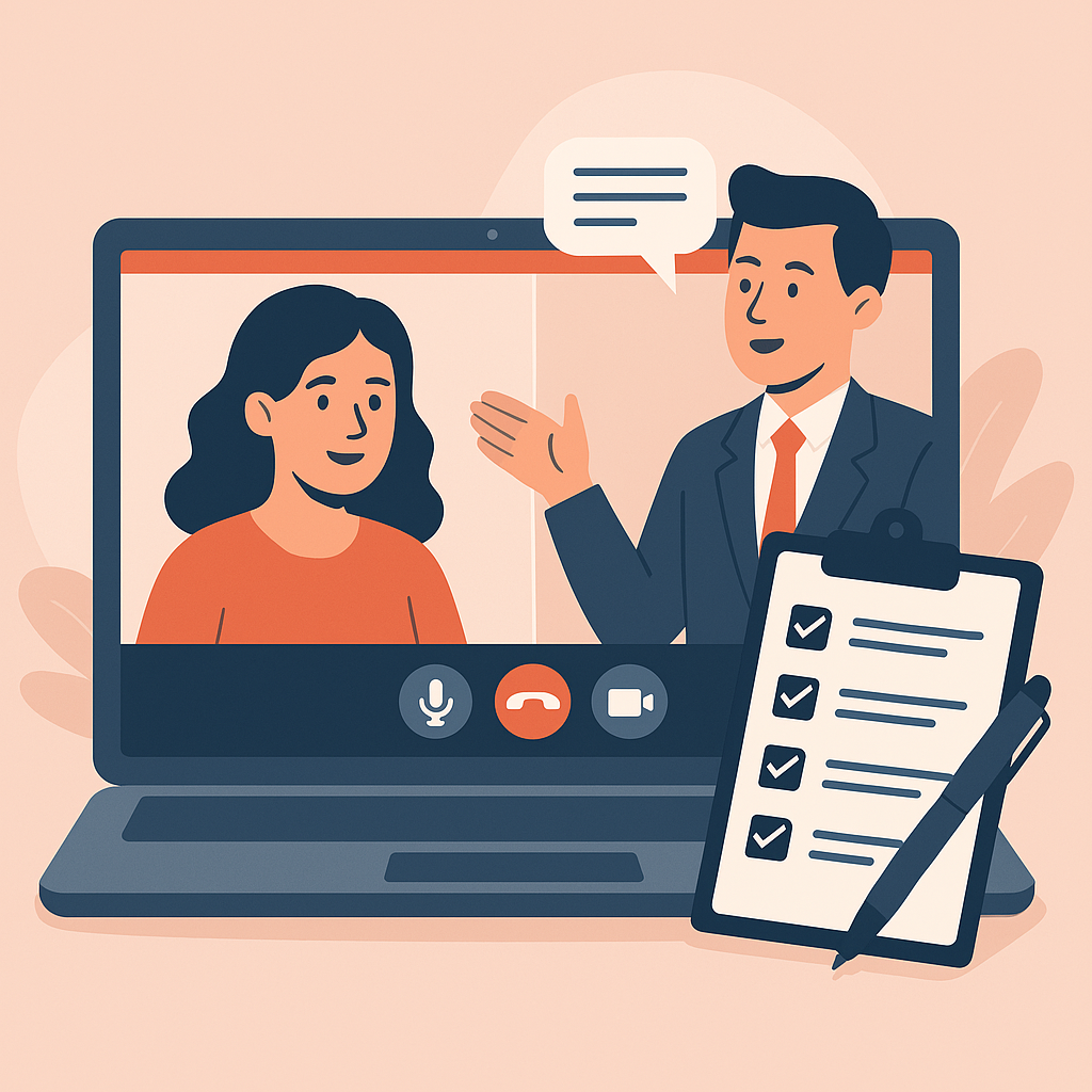 From awkward to awesome: top tips for effective video interviews - Focus Language Audit